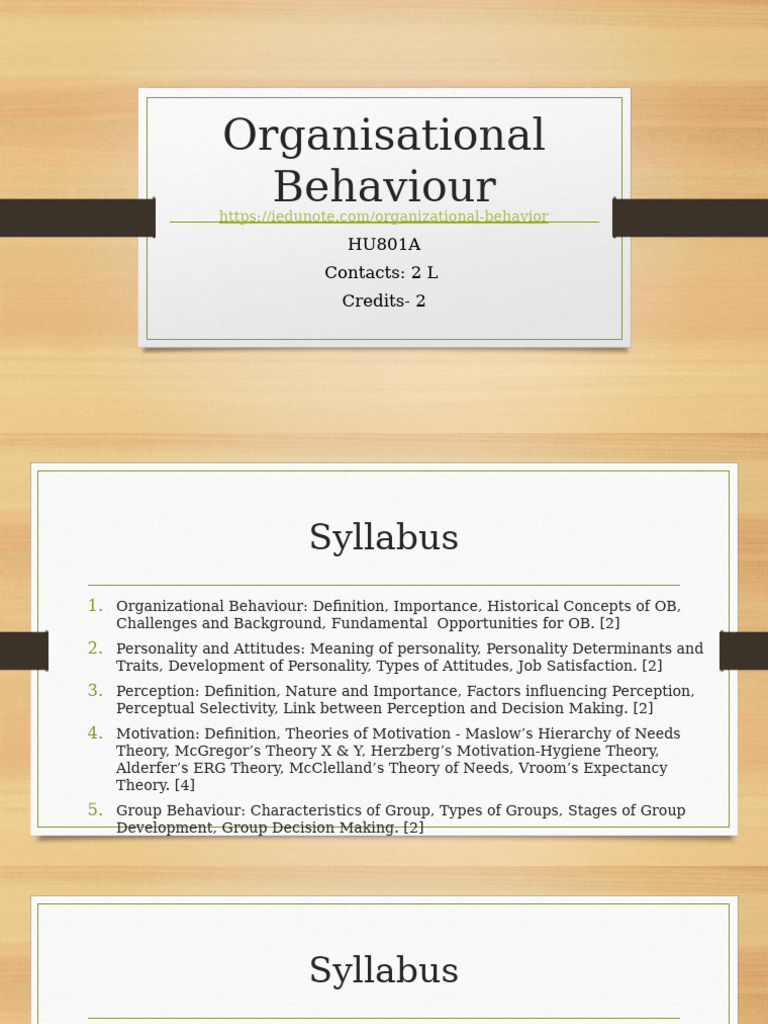 Organisational Behaviour, v2 | PDF | Organizational Behavior | Liberal ...