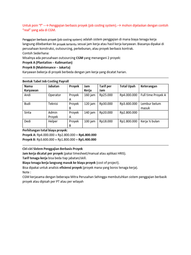 Penjelasan Dan Contoh Point-Point ERP | PDF