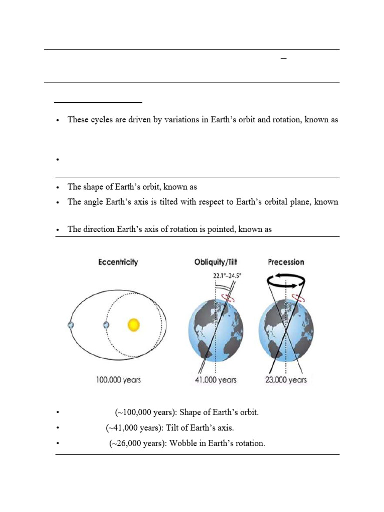 Understanding Milankovitch Cycles | PDF | Applied And Interdisciplinary ...
