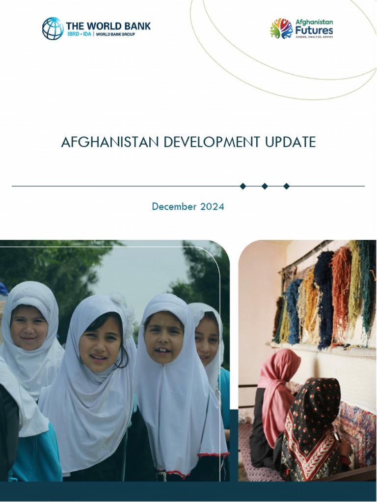 Afghanistan Development Update 2024 | PDF | Cost Of Living | Inflation