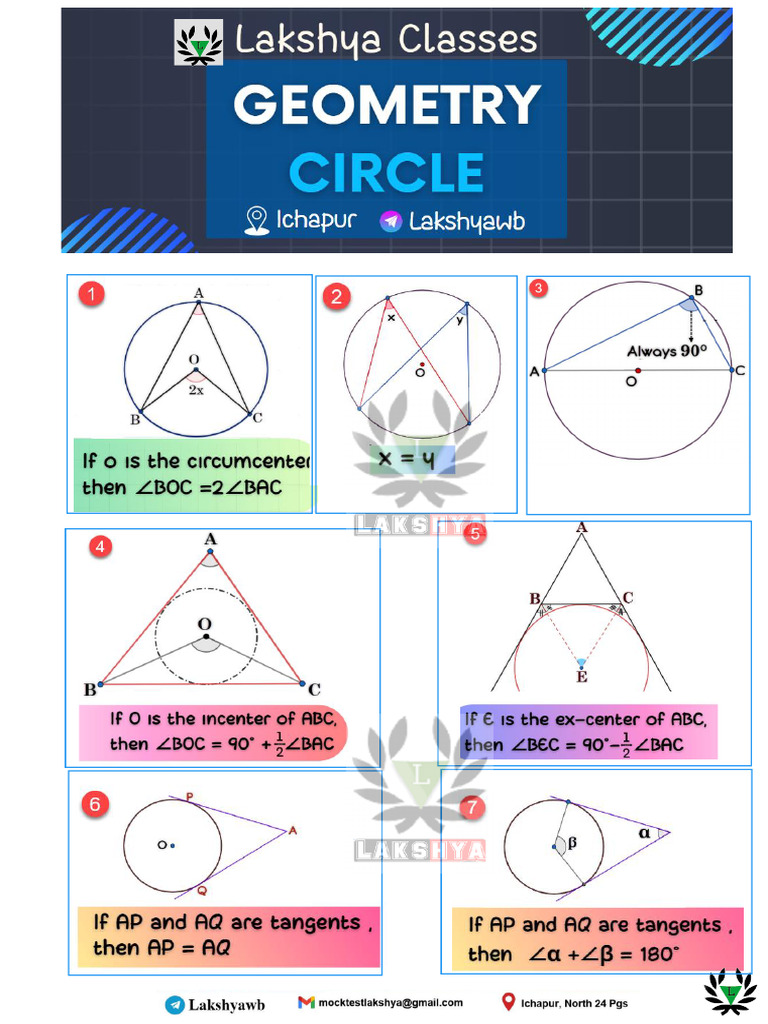 38@geometry - Circle | PDF