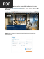 IEEE Membership Registration & Renewal Guide | PDF | Credit Card | Money