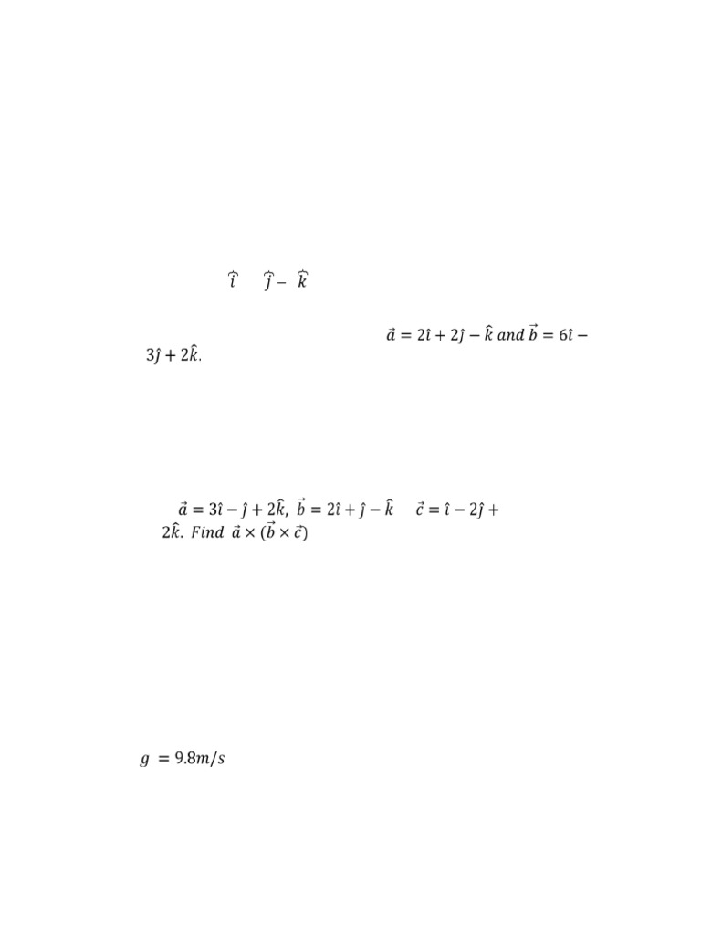 Maths 106 Scalar and Vector Concepts | PDF