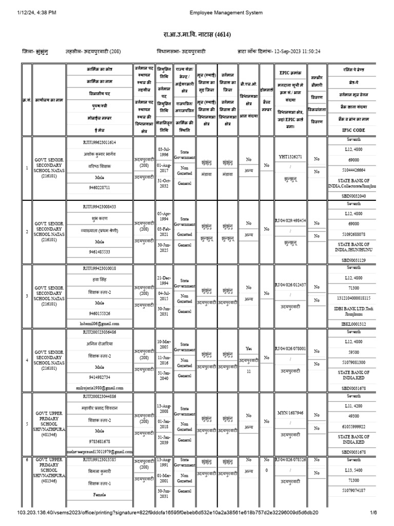 Employee Management System | PDF