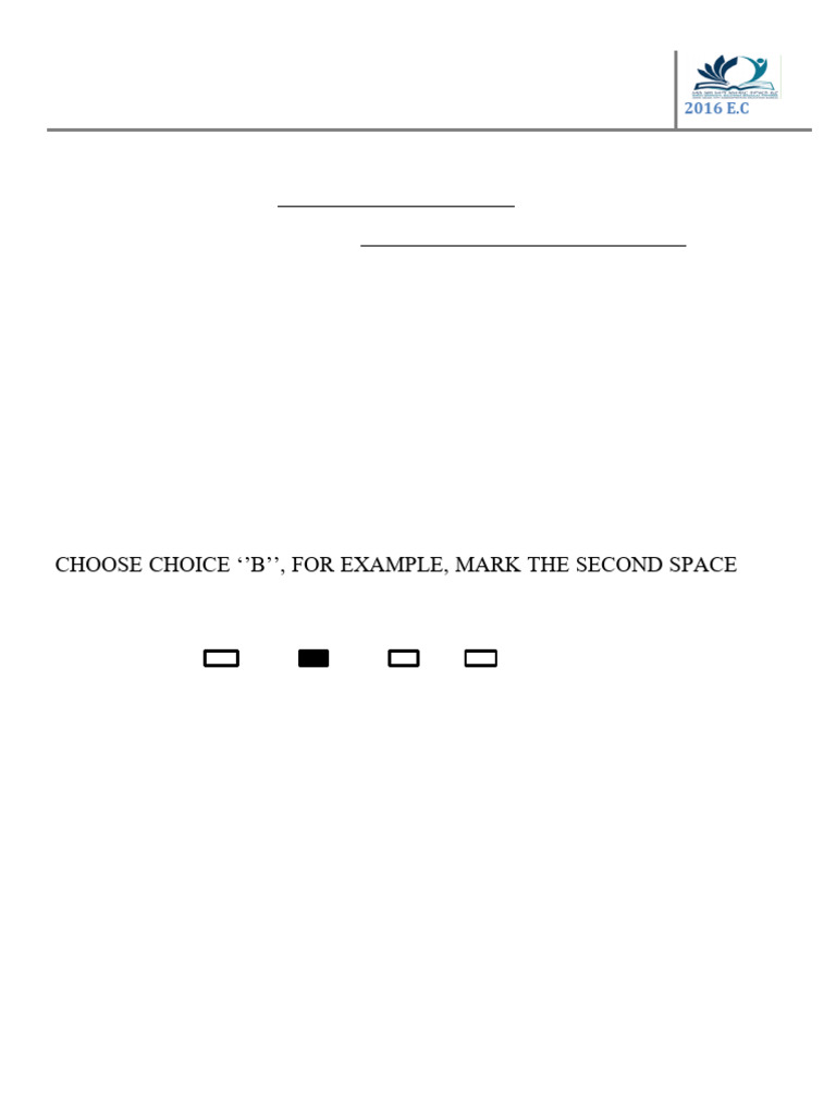 Grade 8 Mathematics Model Exam 2024 | PDF | Circle | Elementary Geometry
