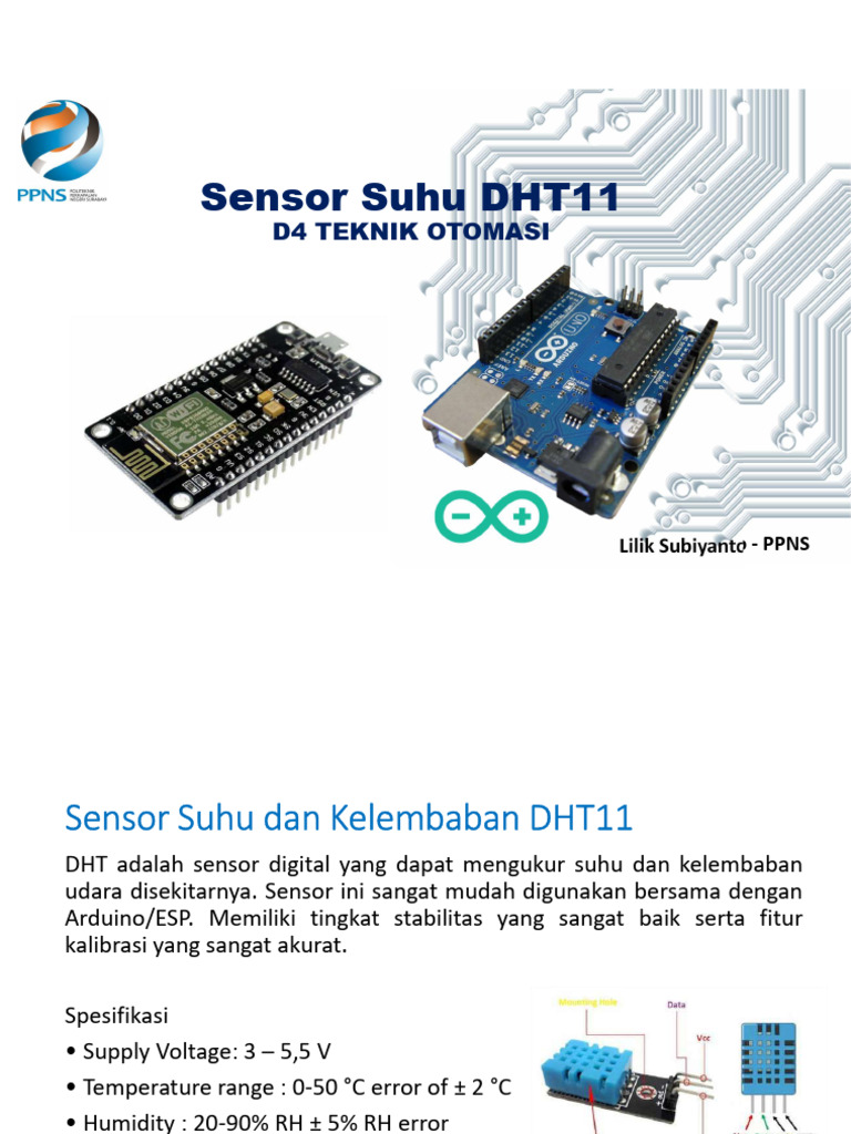 Panduan Penggunaan Sensor DHT11 | PDF