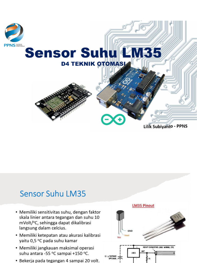 Sensor Suhu LM35 | PDF