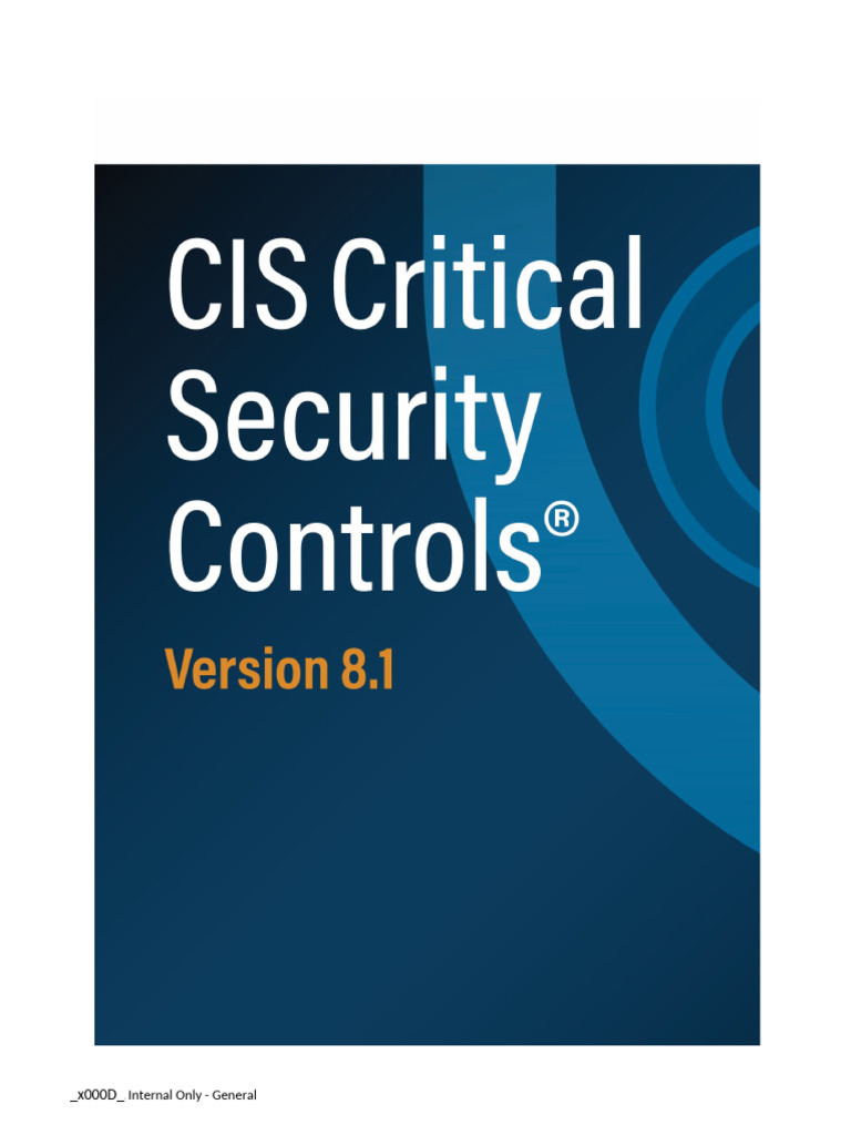 CIS Controls Version 8.1 Overview | PDF | Computer Network | Security