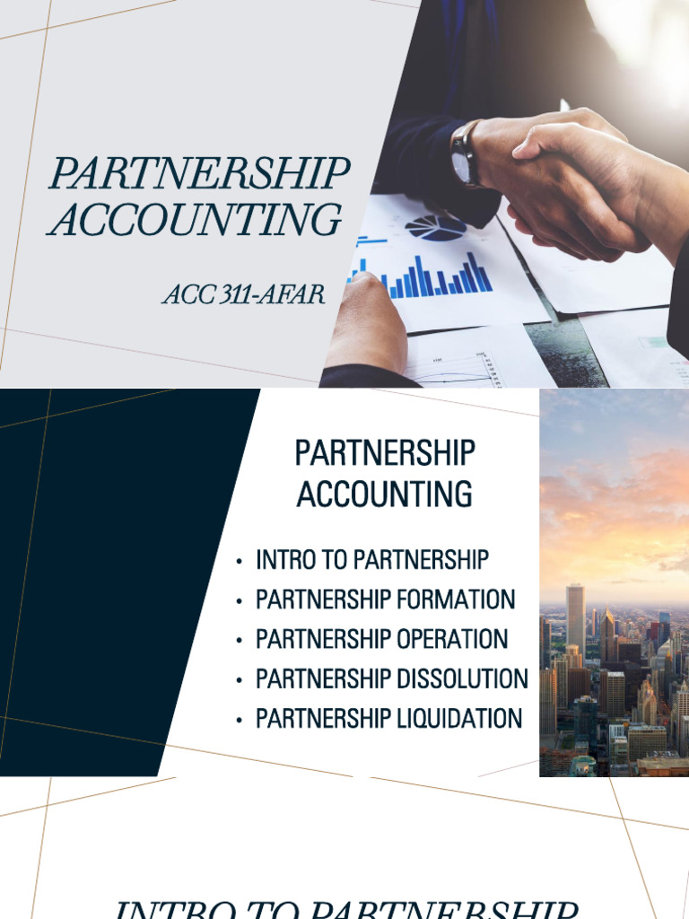 Partnership Accounting 250819 120534 | PDF | Partnership | Debits And Credits