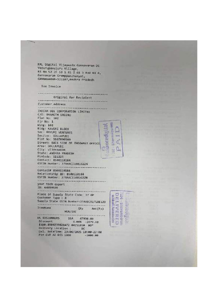 AC Bill Compressed | PDF