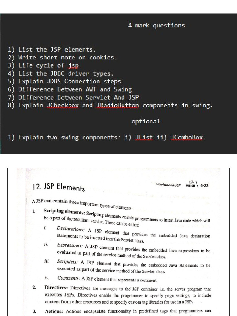Java 4 Mark Imp PDF | PDF