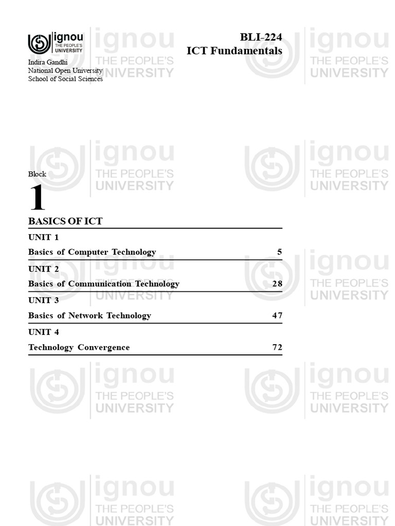 ICT Fundamentals Overview Guide | PDF