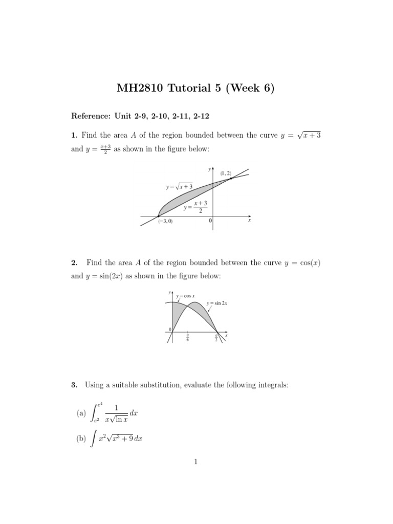 Calculus Tutorial: Area & Integrals | PDF