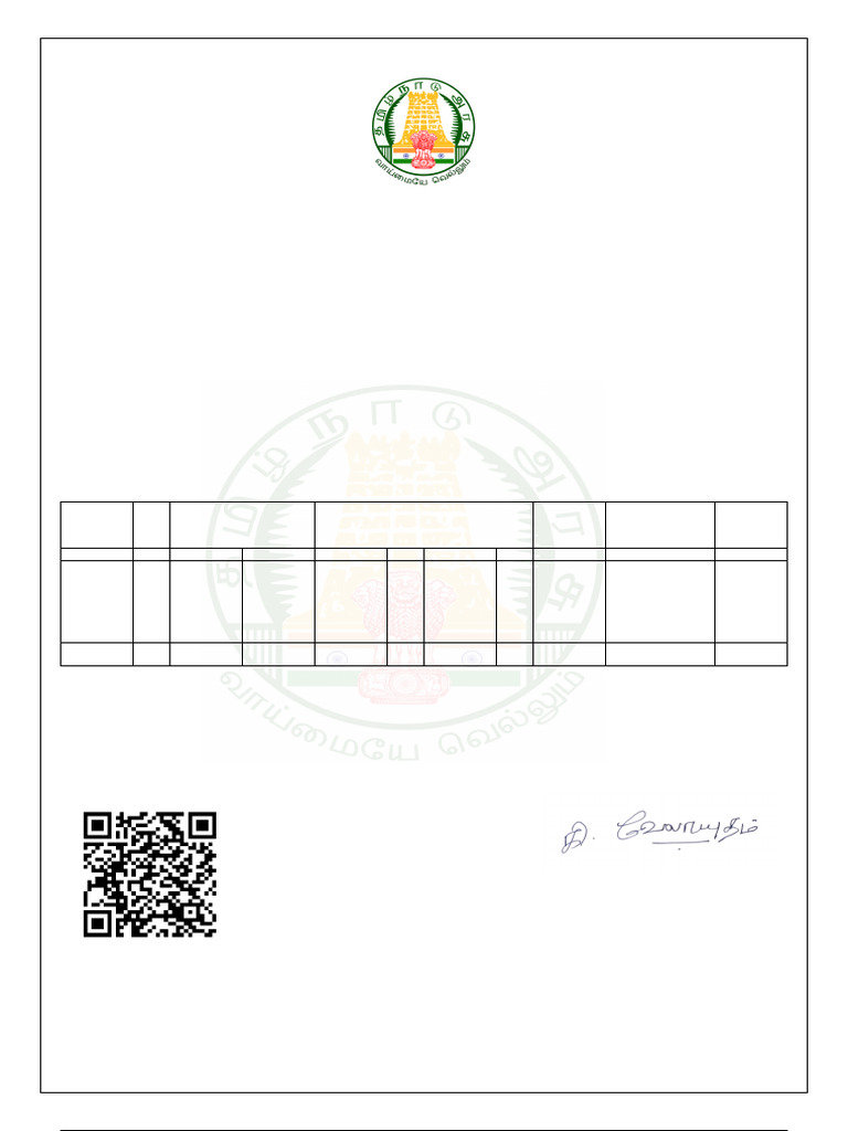Tamil Nadu Legal Metrology Certificate | PDF