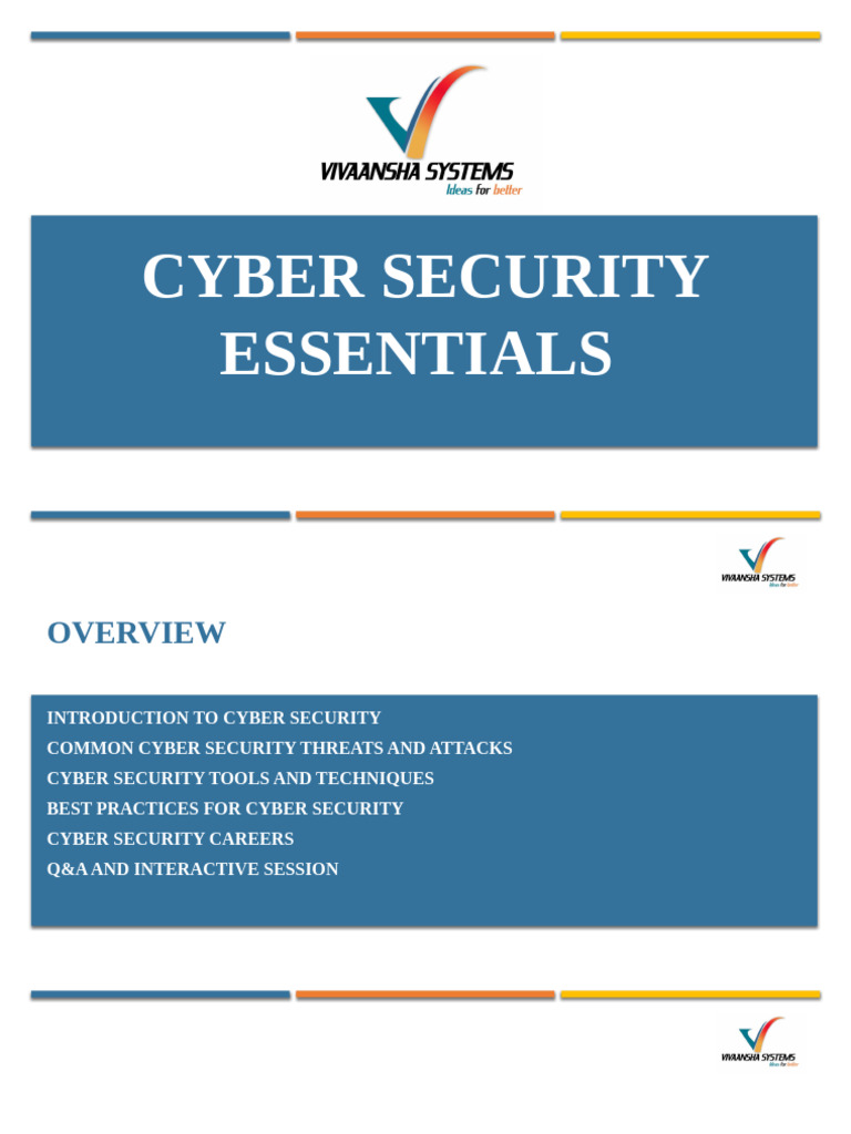 Cyber Security Essentials | PDF | Security | Computer Security