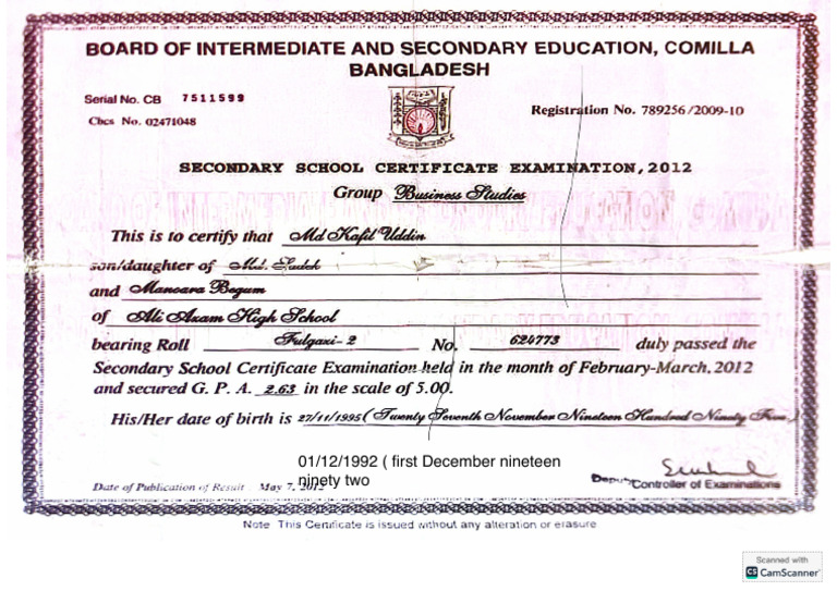 Kopil Certificate 4 | PDF