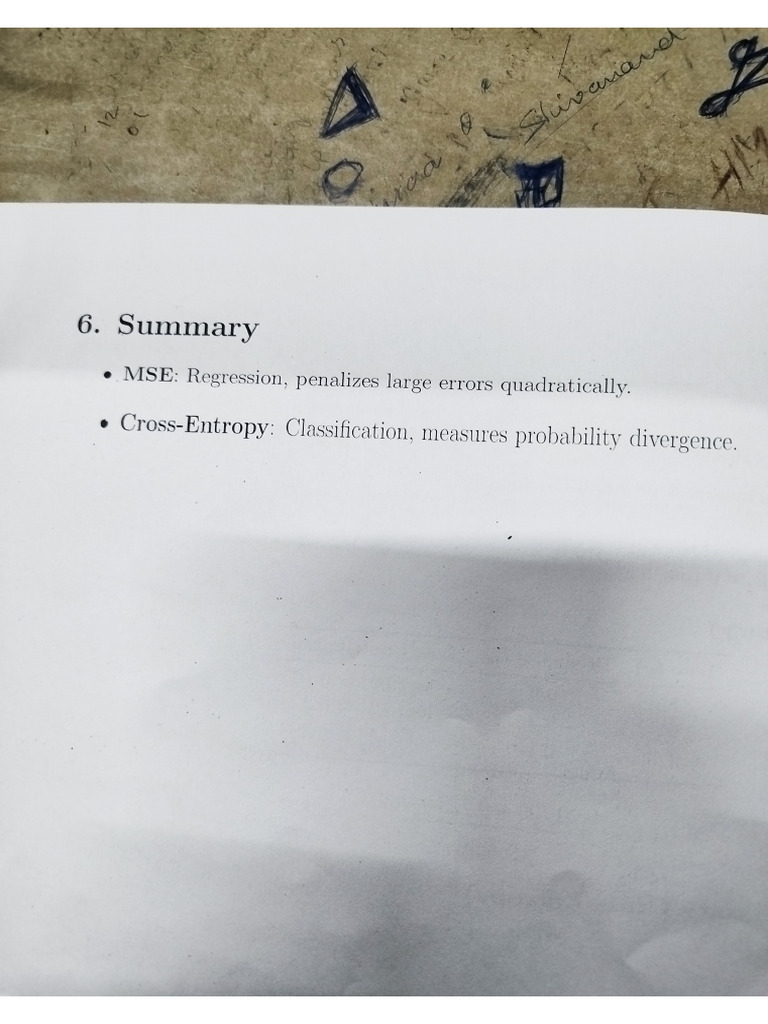 Deep Learning (Loss Function) | PDF