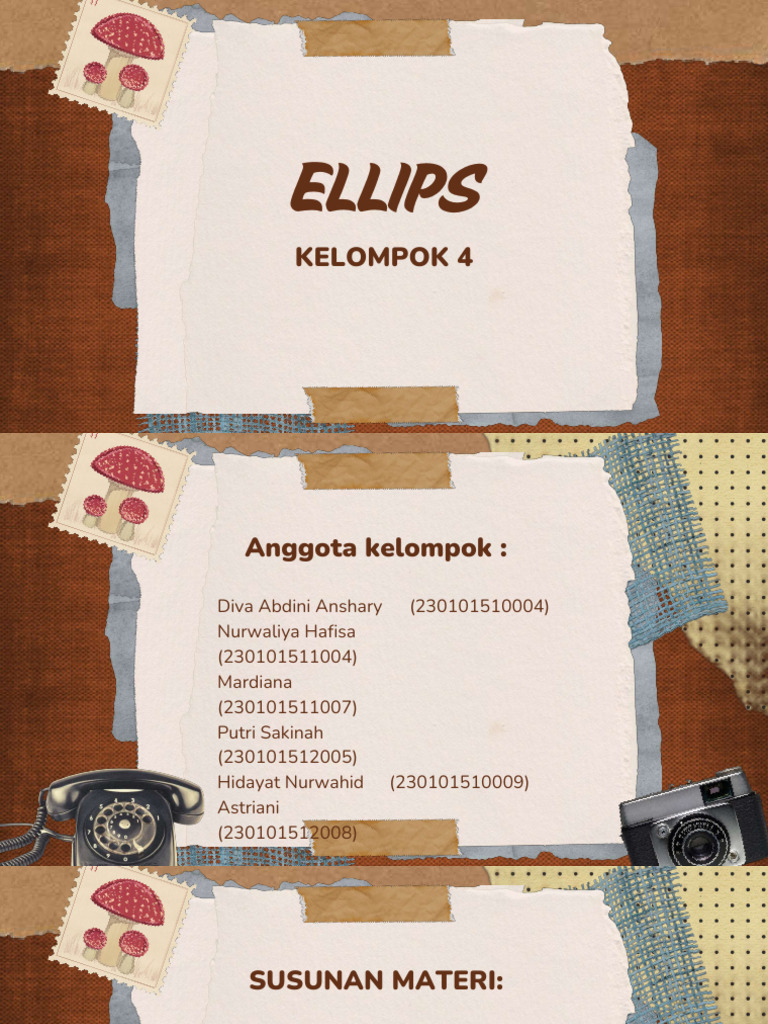 Materi Lengkap tentang Ellips dan Persamaannya | PDF