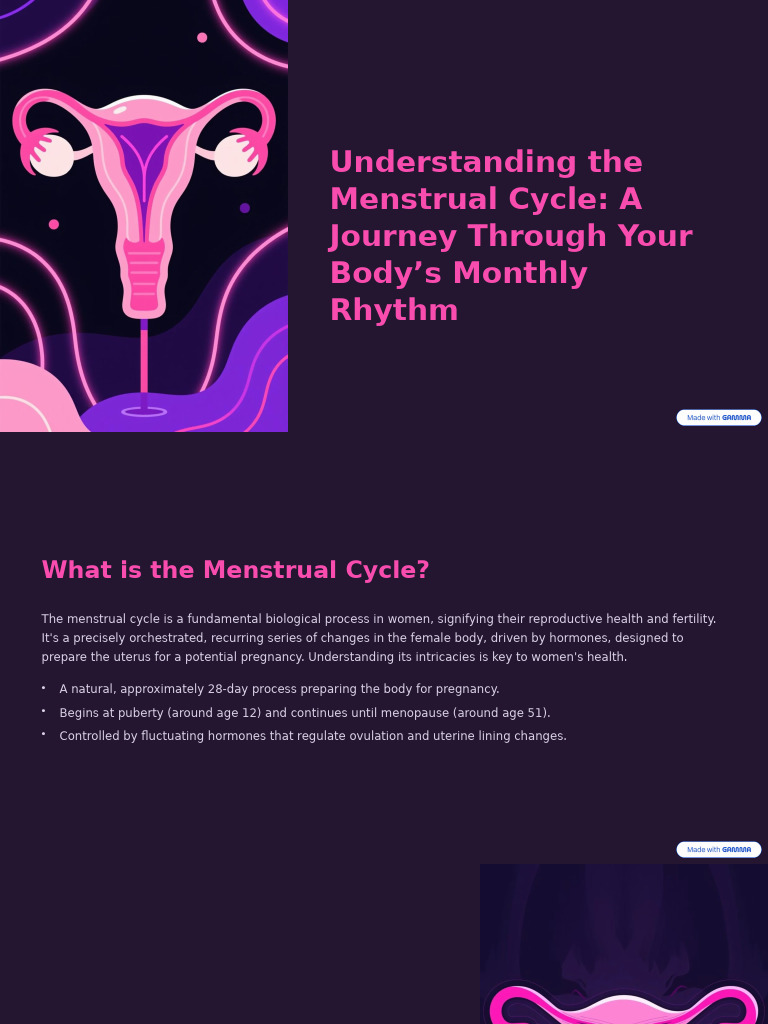 Understanding The Cycle A Journey Through Your Bodys Monthly Rhythm ...