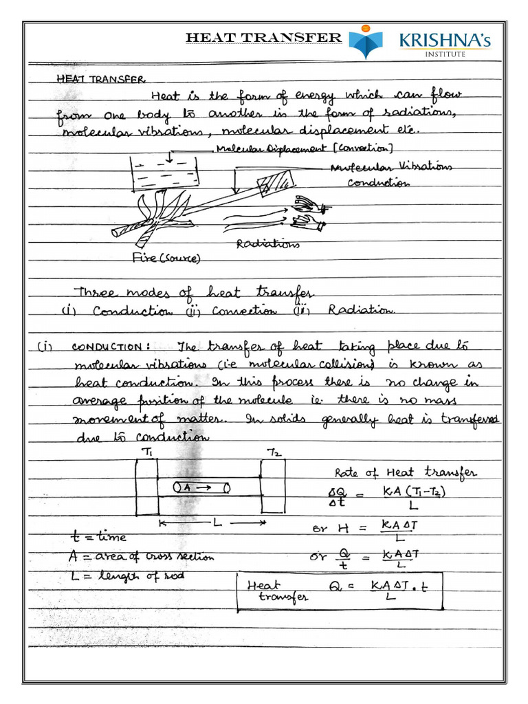 Heat Transfer Calculations and Concepts | PDF | Heat | Evaporation