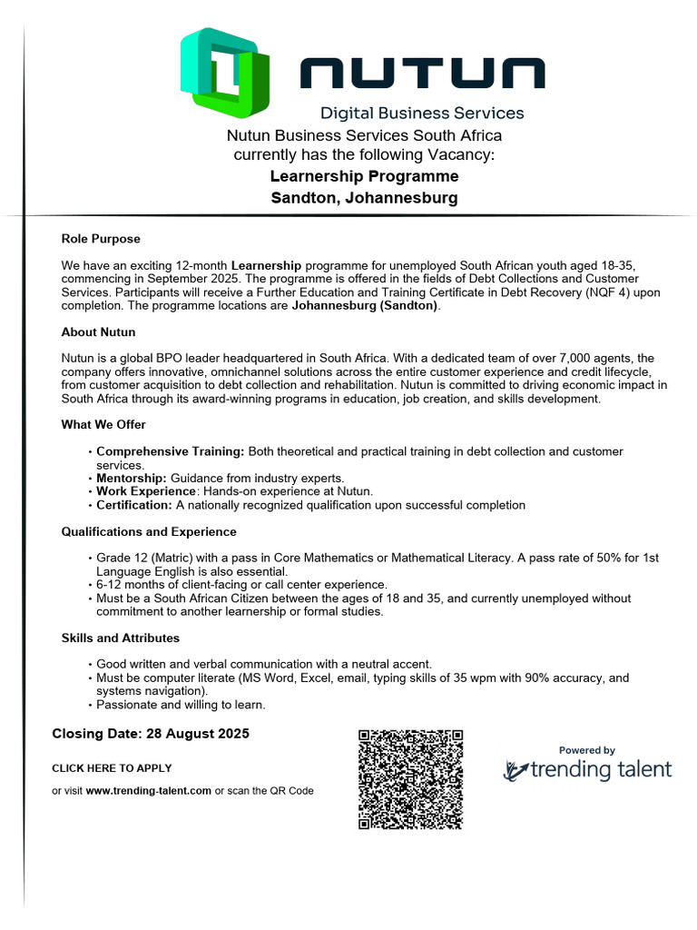Learnership - Programme - 2025 - 08 - 21 1 - 22 - 04 PM | PDF