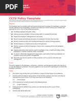 CCTV Playback Request Form Template | PDF