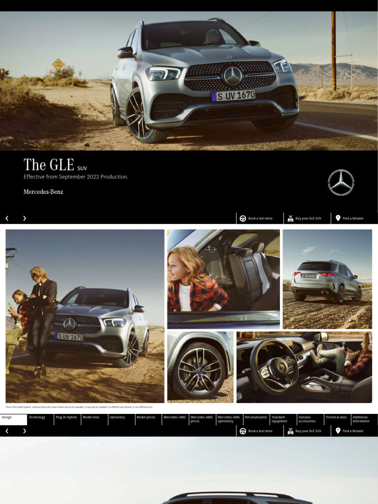 2022 Mercedes GLE SUV Overview | PDF | Plug In Hybrid | Hybrid Vehicle