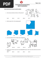 Math Kangaroo USA 2025 Test for Grades 1-2 | PDF