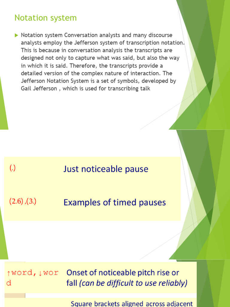 Jefferson Notation System Explained | PDF