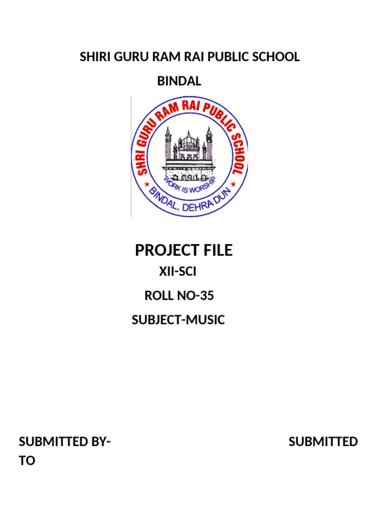 Shiri Guru Ram Rai Public School | PDF