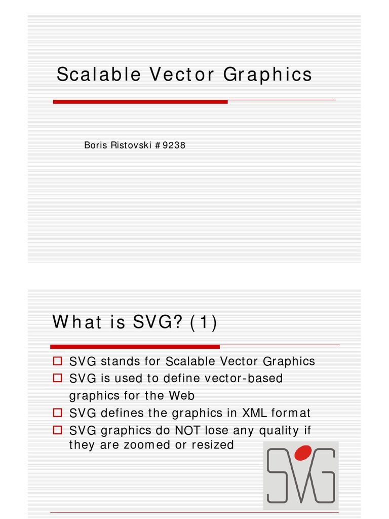 Scalable Vector Graphics | PDF | Computer File Formats | World Wide Web ...