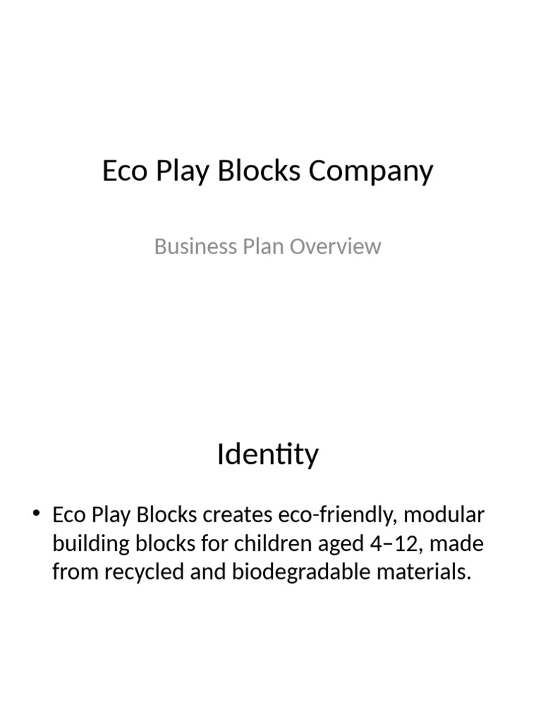 Eco-Friendly Modular Building Blocks | PDF