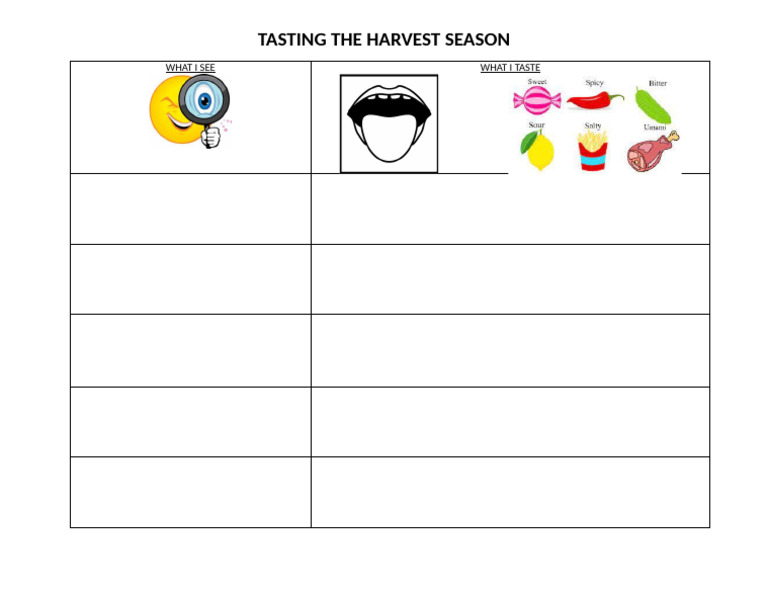 Tasting The Harvest Season | PDF