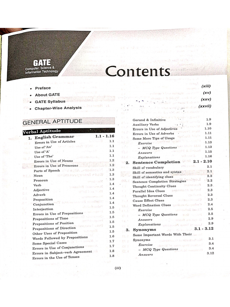 Gate 2026 Csit Syllabus | PDF