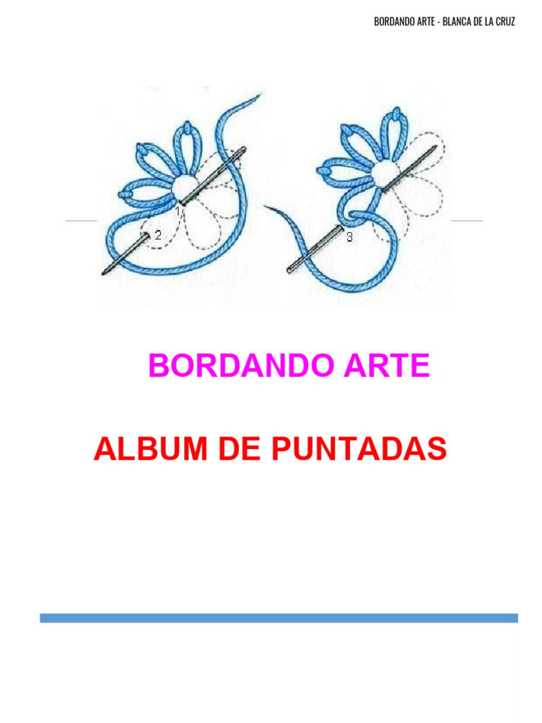 Album de Puntadas Bordando Arte | PDF