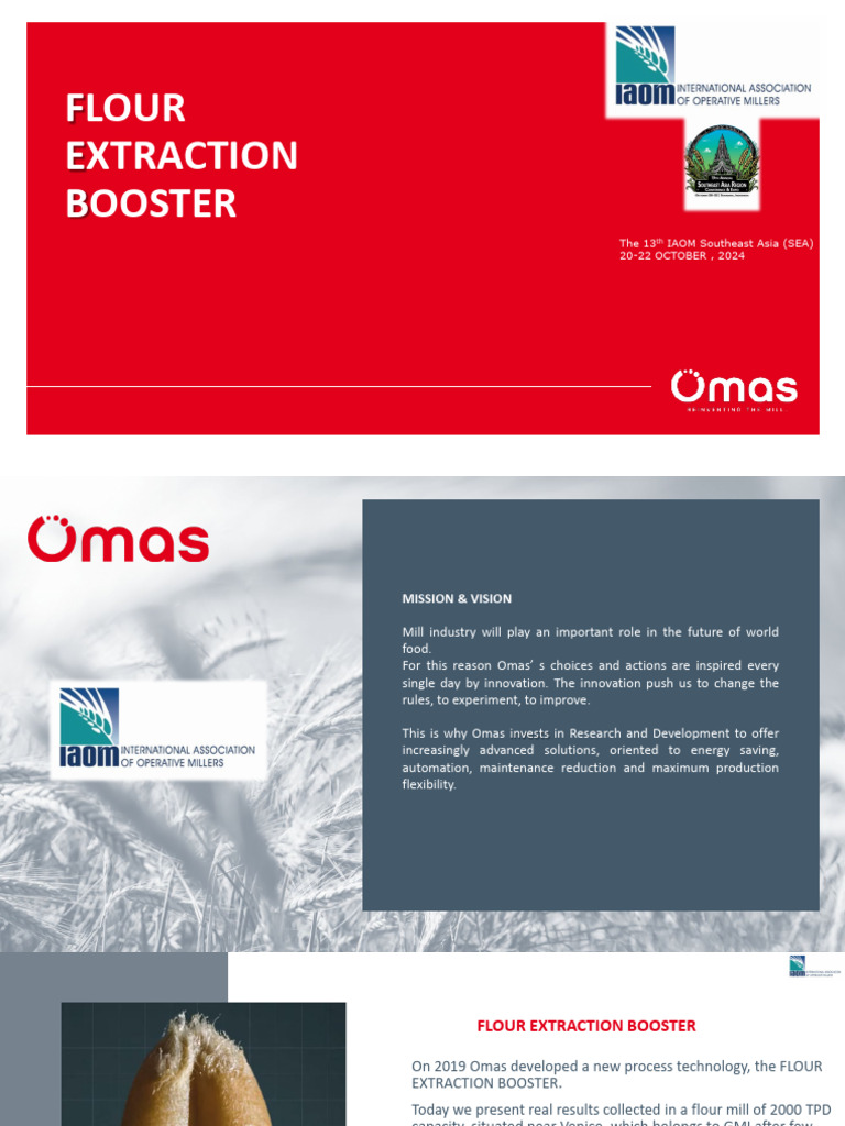 Flour Extraction Booster Technology | PDF | Flour | Wheat