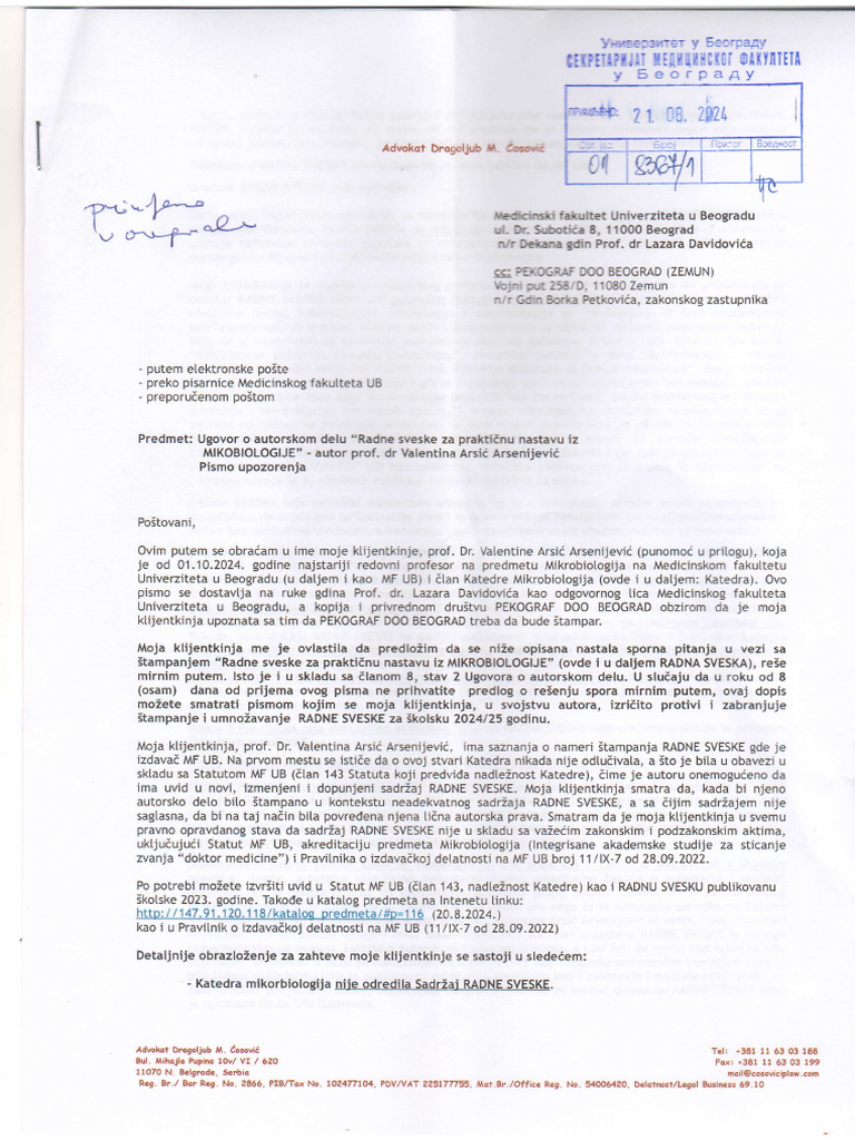 Advokat Cosovic | PDF