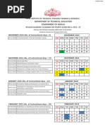 KTU Academic Calendar 2025-26 Overview | PDF | Academic Term | Higher ...