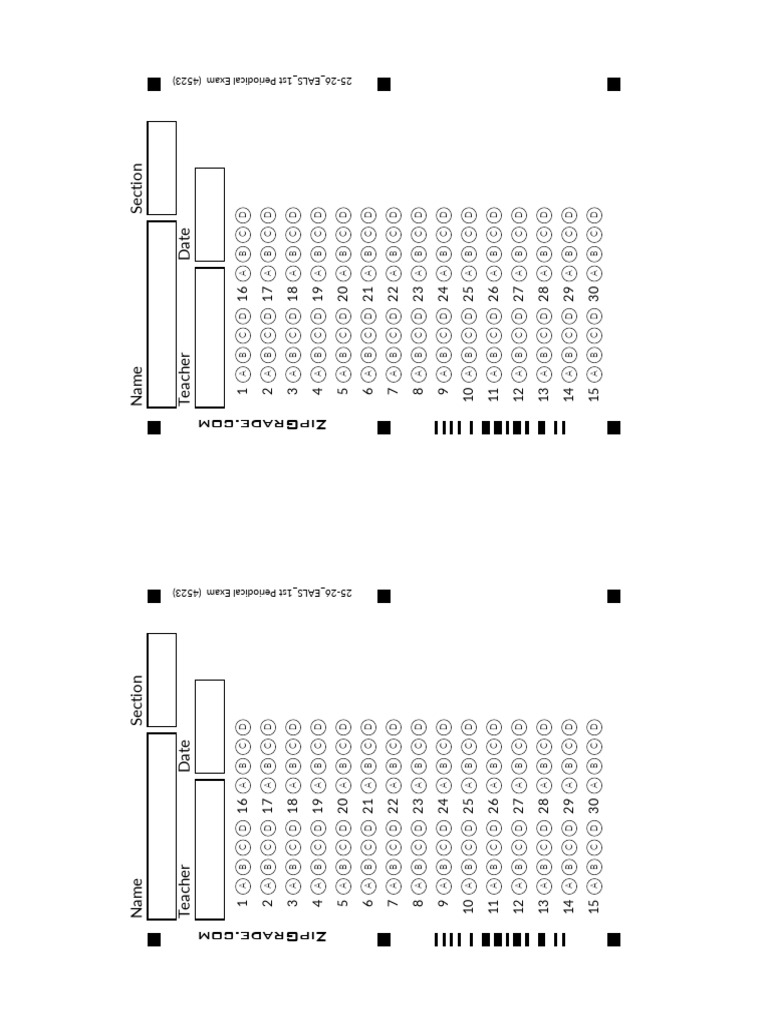 EALS 1st Periodical Exam Answers | PDF