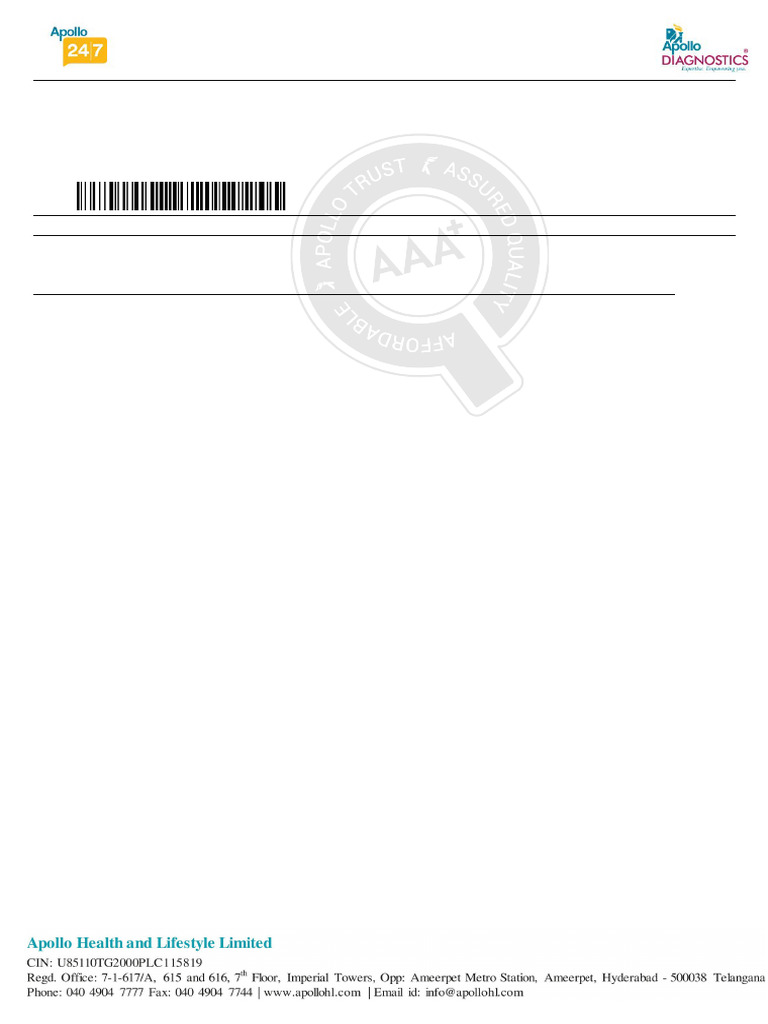 Apollo247 251557772 Labinvoice Complete 1754452615858 | PDF | Health ...