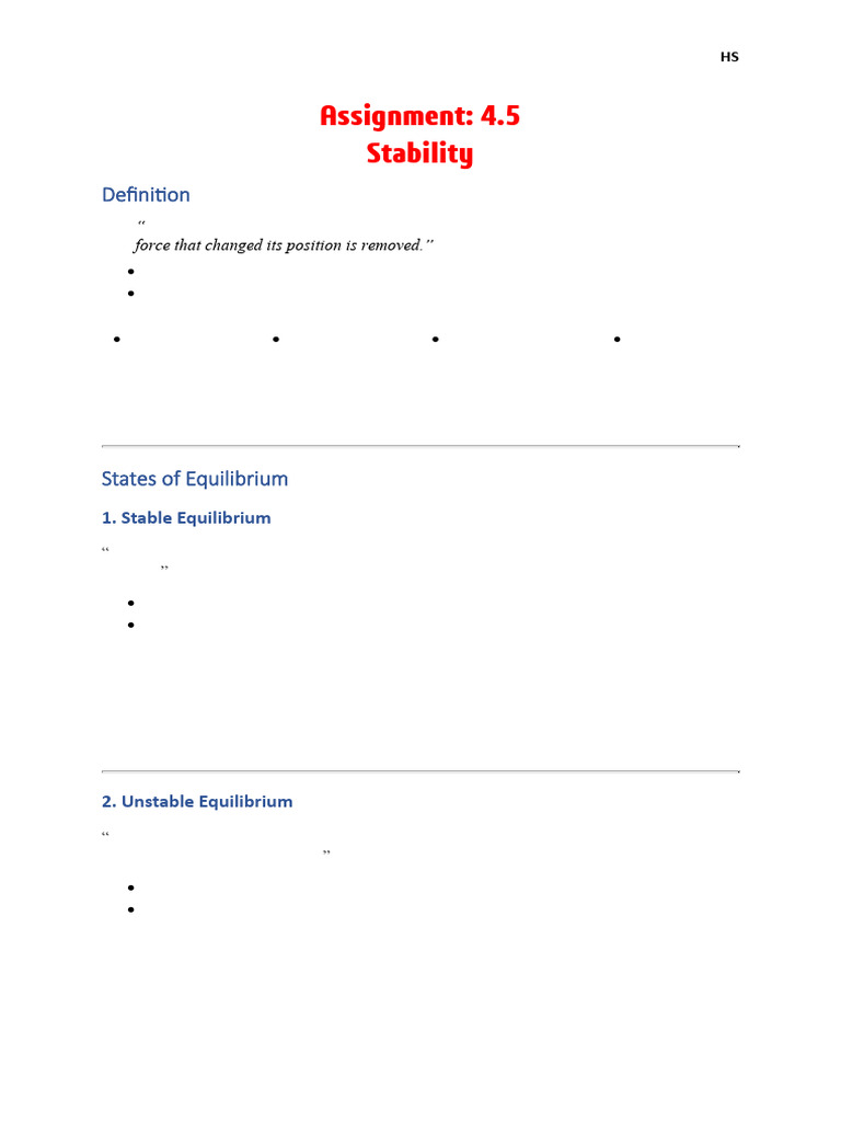 Center of Mass and Stability Explained | PDF | Center Of Mass | Mass