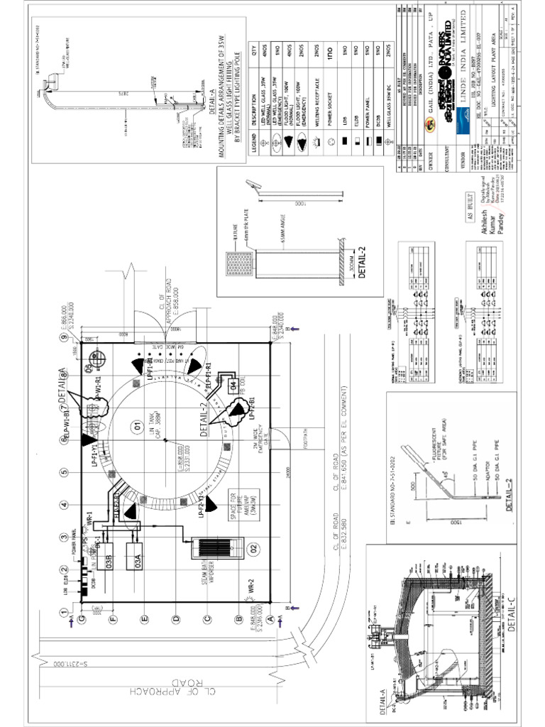 Lighting Final - Asbuilt Drawing | PDF
