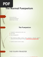 Understanding Normal Puerperium | PDF | Uterus | Childbirth