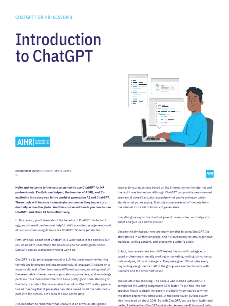 l1 Chatgpt For HR - Transcript | PDF | Artificial Intelligence ...