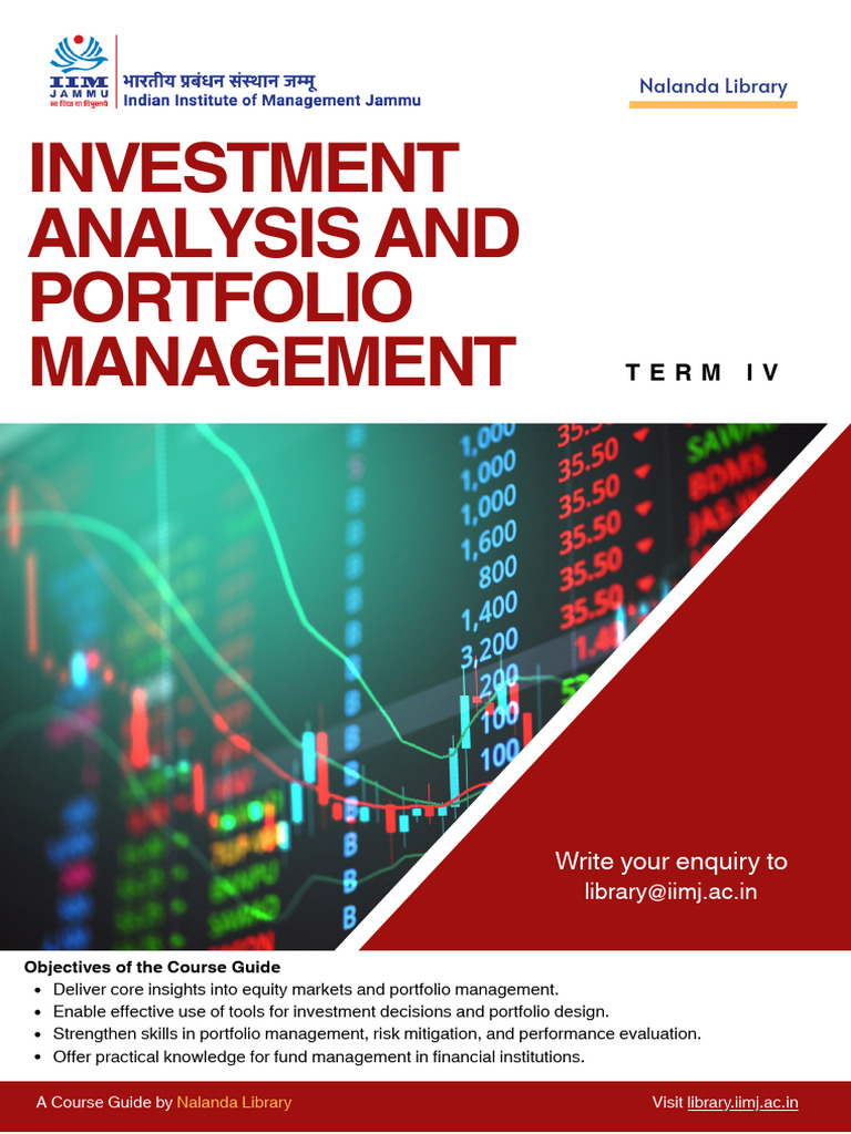 Investment Analysis Course Guide | PDF | Investment Management | Investing