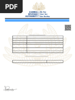 Zambia Taxpayer Identification Certificate | PDF