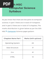 12th Computer Science Handy Notes | PDF