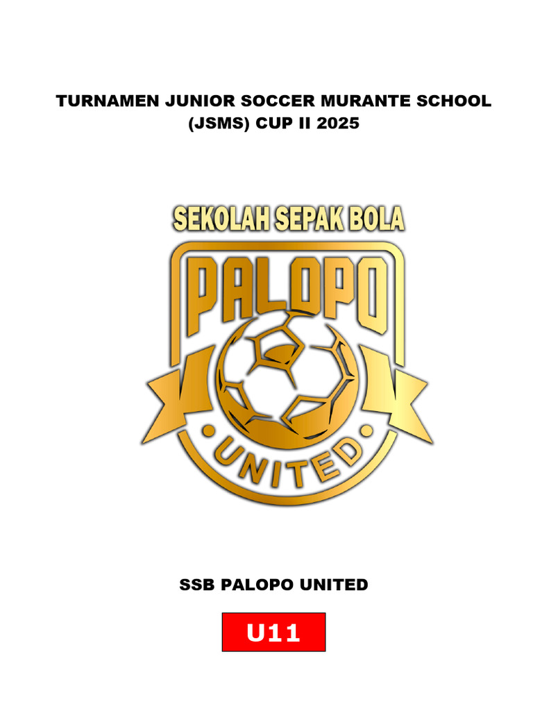 Formulir Pendaftaran - SSB Palopo United U11 - Di JSM Murante Cup II | PDF