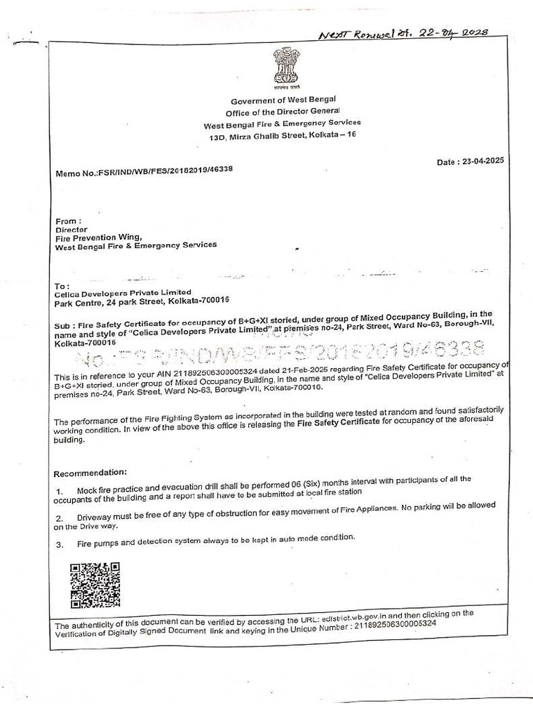 Fire NOC of Building - 11zon | PDF