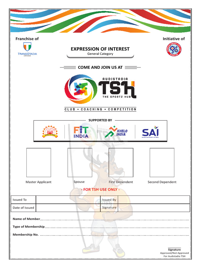 Expression of Interest General Category Membership | PDF